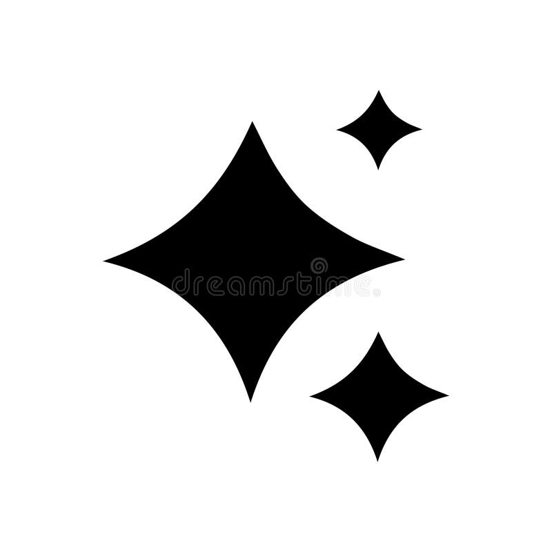 Magic Sparkle Icon. Shiny Star Shape. Bright Twinkle Symbol. Vector ...