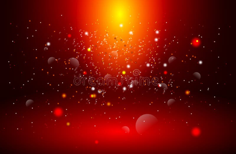 Magic Sparkle, Light Dots; Vector Bokeh Effect.with Bokeh Flowing ...