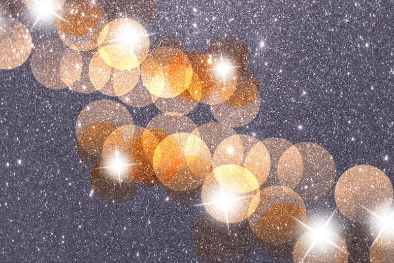 Magic Sparkle, Light Dots, Vector Bokeh Effect on Glitter. Background ...
