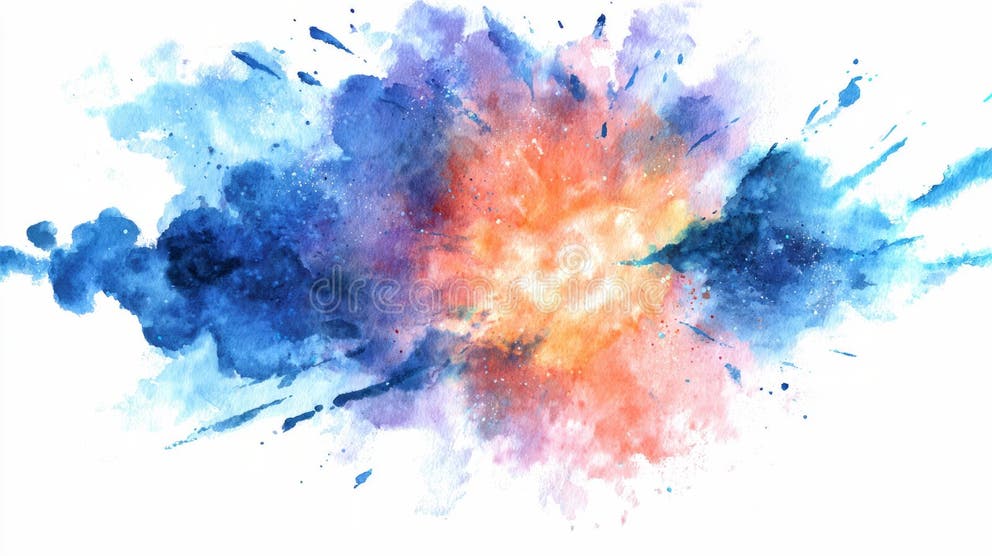 Magic Spell Detonation from Fantasy on White Stock Photo - Image of ...