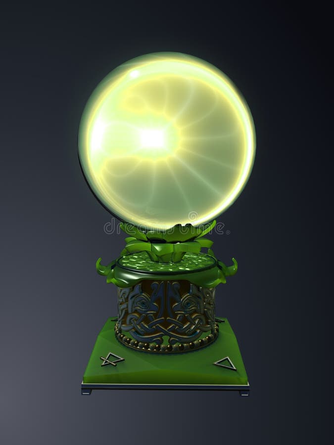 Magic Sphere for Predictions Stock Vector - Illustration of glass ...