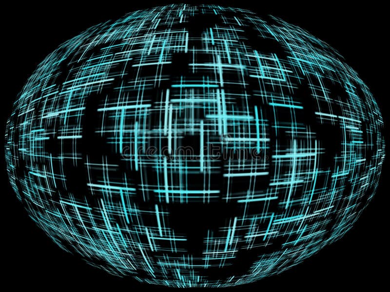 Magic sphere. stock illustration. Illustration of connection - 6889614