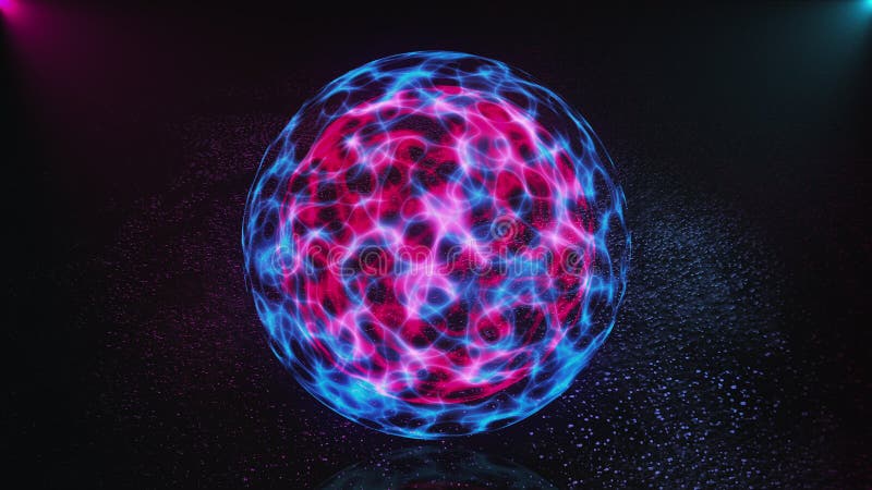 Magic sphere stock video. Video of black, sphere, round - 223877371