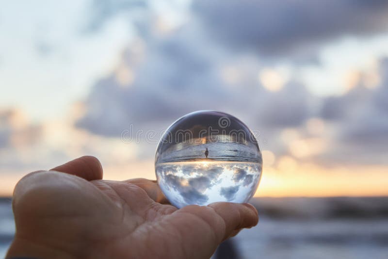 Magic Sphere. Fortune Teller, Mind Power Concept. Crystal Ball ...