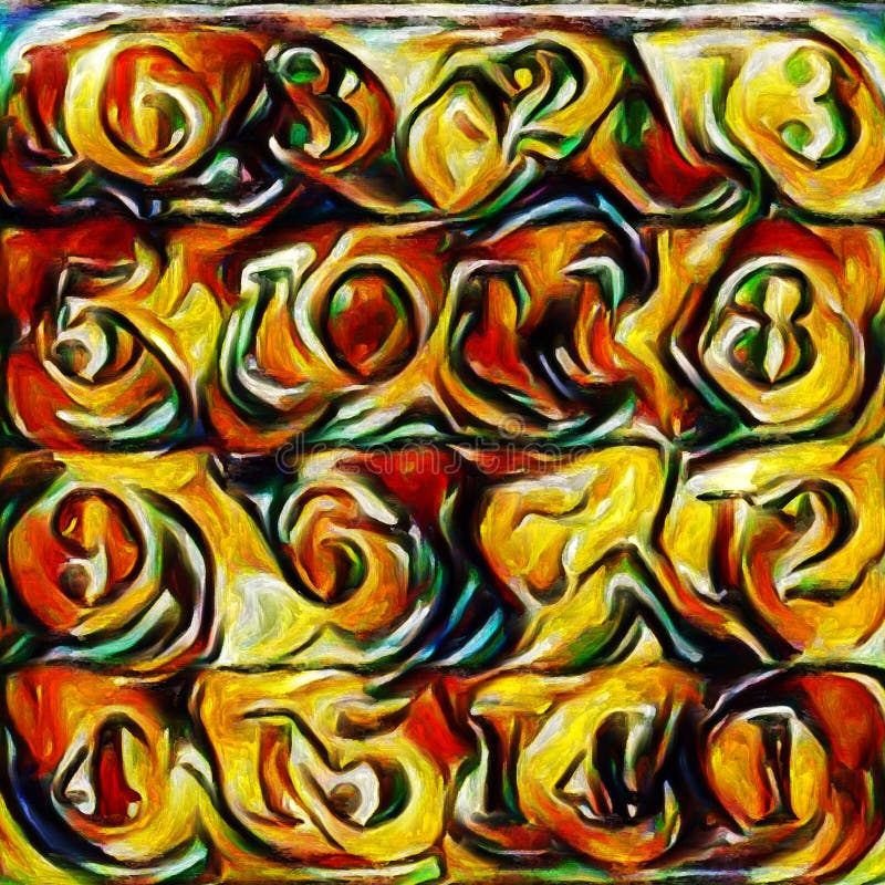 Magic Square Numbers stock illustration. Illustration of integer ...