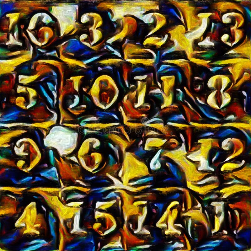 Square numbers stock vector. Illustration of graphic - 22454956