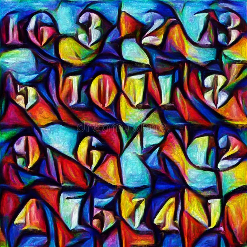 Square numbers stock vector. Illustration of graphic - 22454956