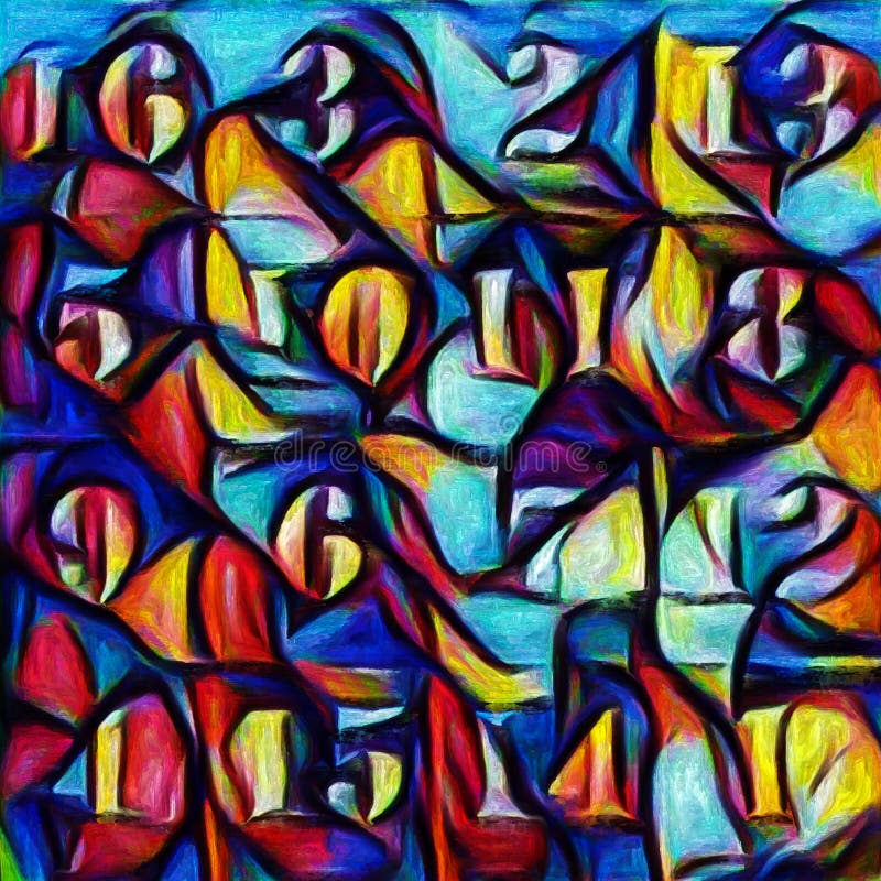 Square numbers stock vector. Illustration of graphic - 22454956