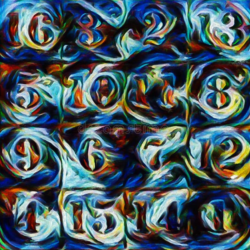 Magic Square Numbers stock illustration. Illustration of magic - 221084464