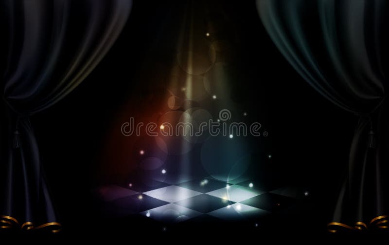 Magic Stage stock vector. Illustration of design, artwork - 20446476