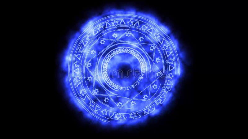 Magic Star Blue Energy Rotate for Banner and Advertisement Stock Video ...