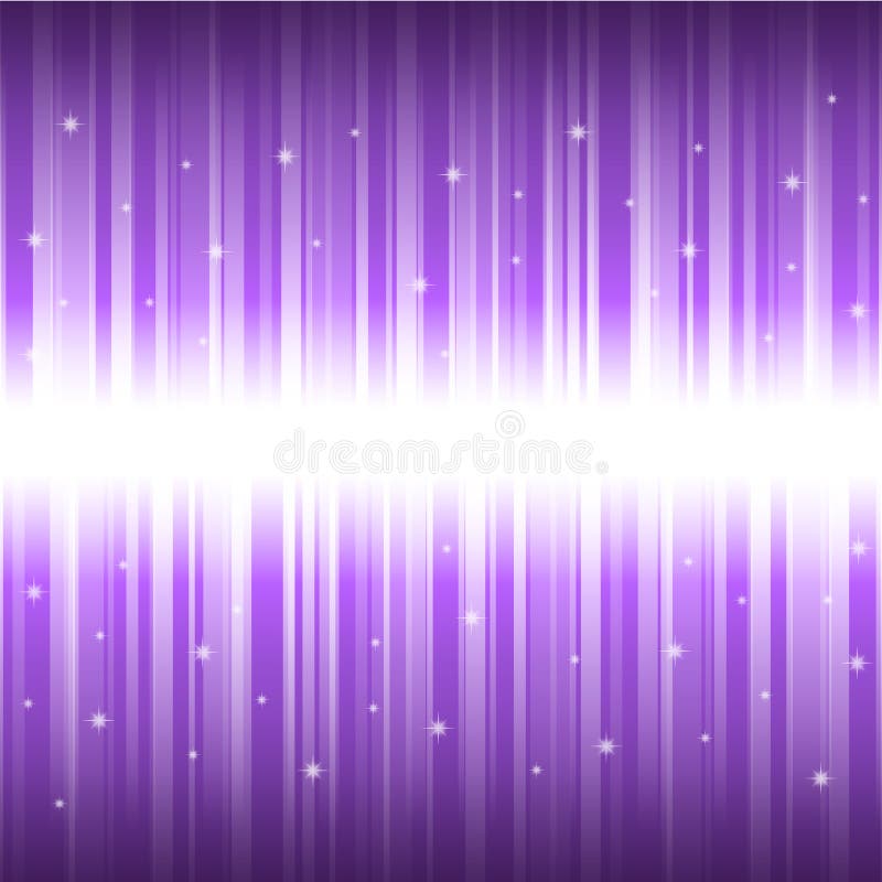 Magic Stars Descending on Yellow Fading Background, Vector Illustration ...