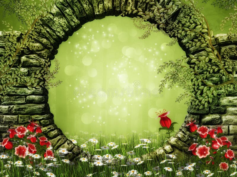 Magic Summer stock illustration. Illustration of magical - 31098020