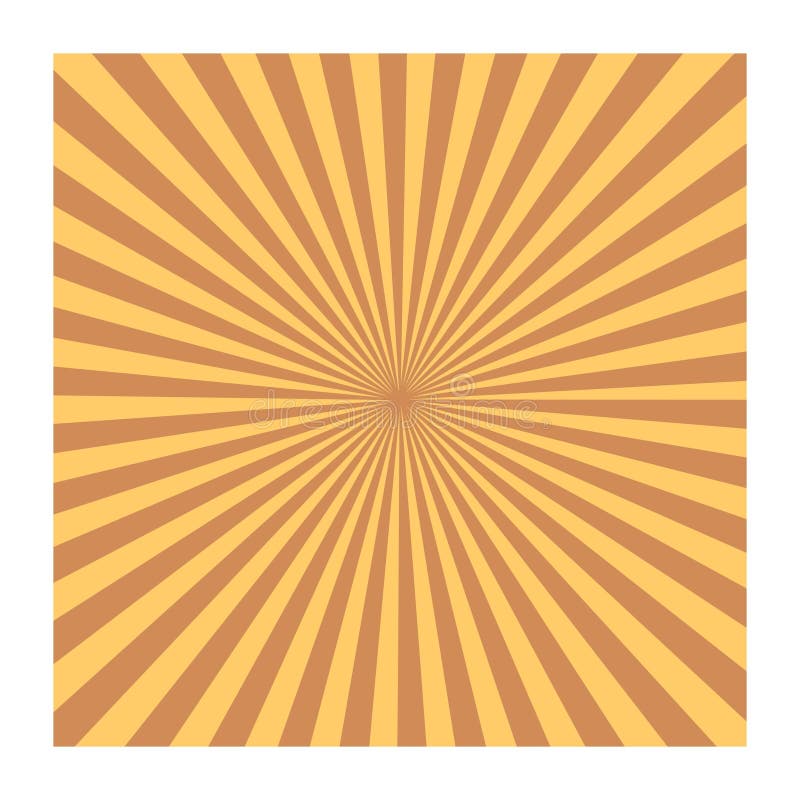 Magic Sun Beam Ray Pattern Background. Retro 70s Style. Stock ...
