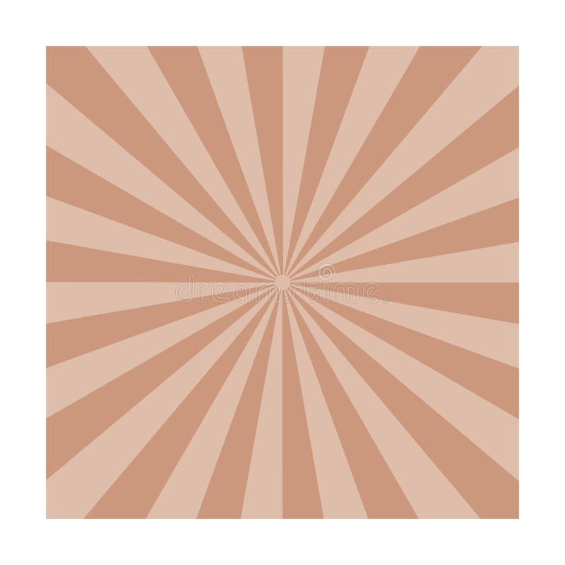 Magic Sun Beam Ray Pattern Background. Retro 70s Style. Stock ...