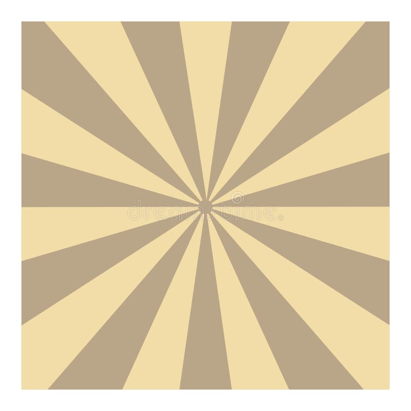 Magic Sun Beam Ray Pattern Background. Retro 70s Style. Stock ...