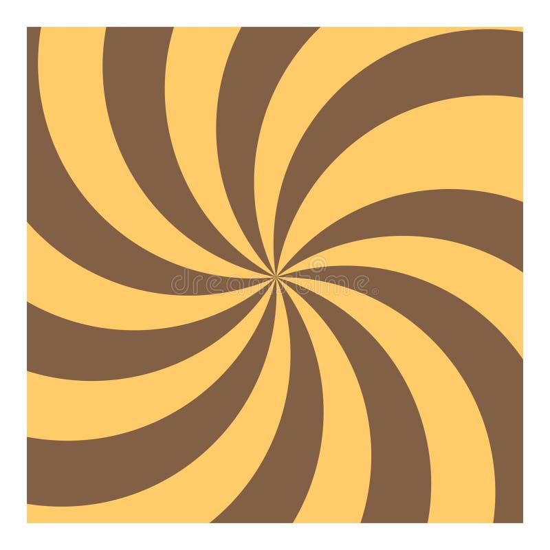 Magic Sun Beam Ray Pattern Background. Retro 70s Style. Stock ...