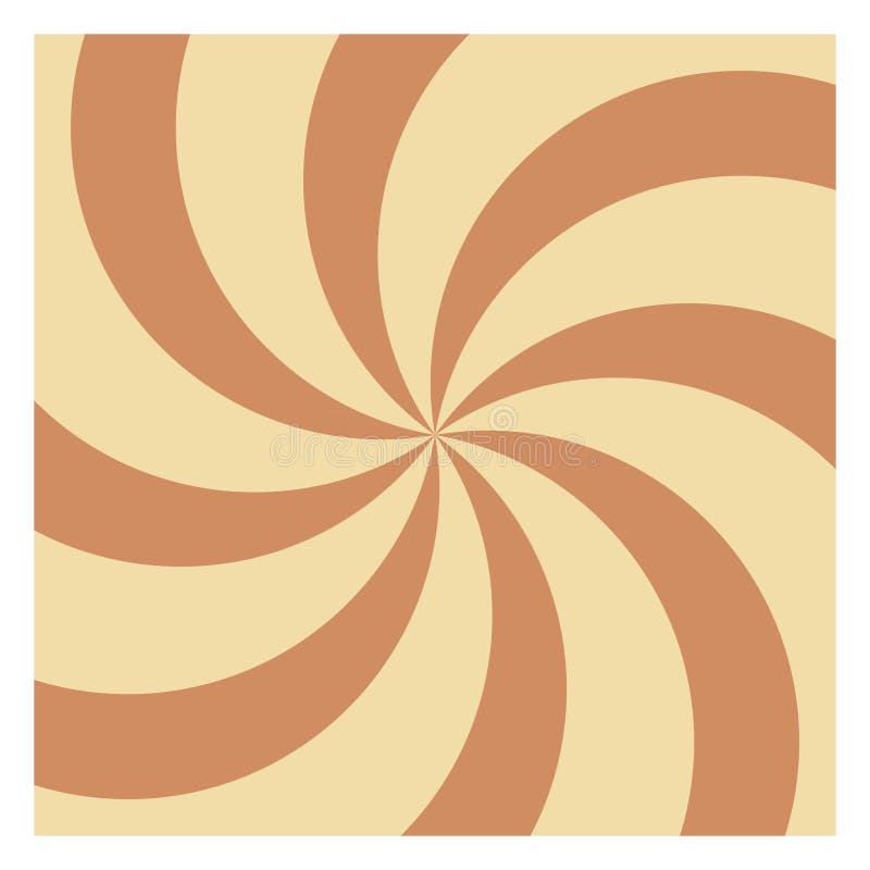 Magic Sun Beam Ray Pattern Background. Retro 70s Style. Stock ...