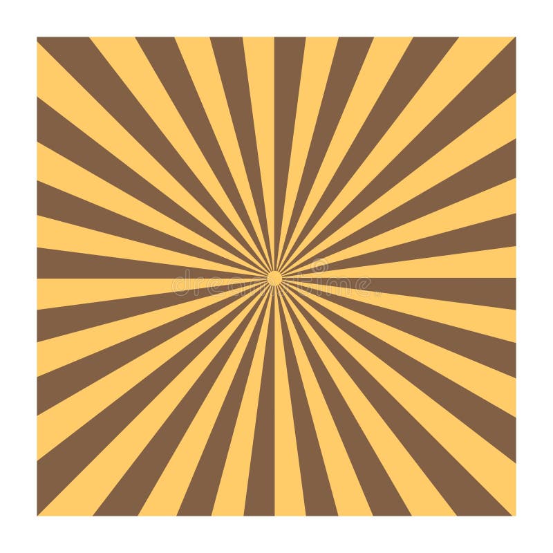 Magic Sun Beam Ray Pattern Background. Retro 70s Style. Stock ...