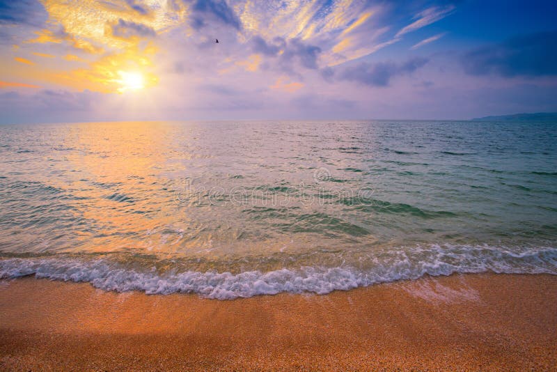 Magic sunrise stock photo. Image of backdrop, beach, outdoor - 39864920
