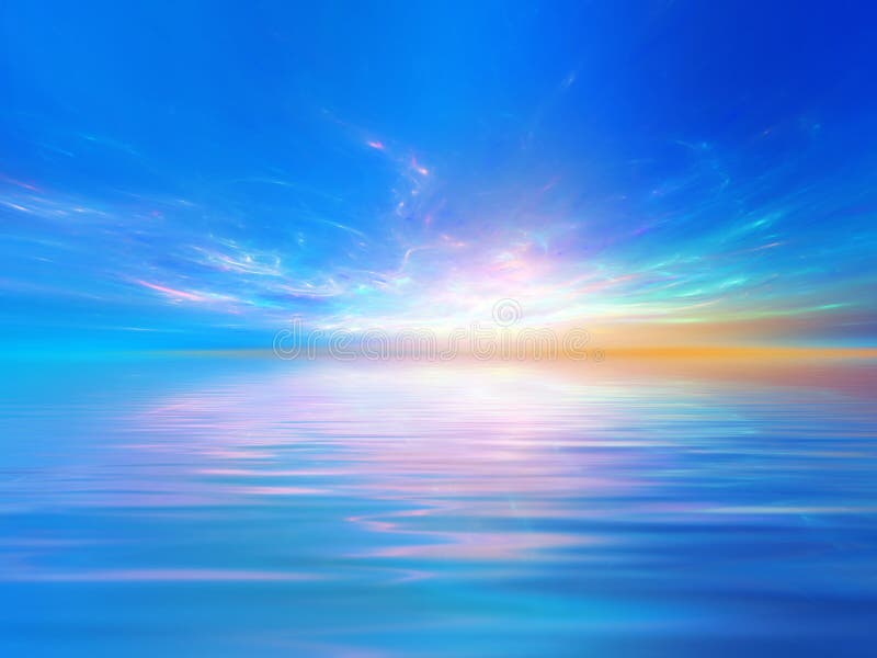 Magic Sunset stock illustration. Illustration of sunset - 23937328