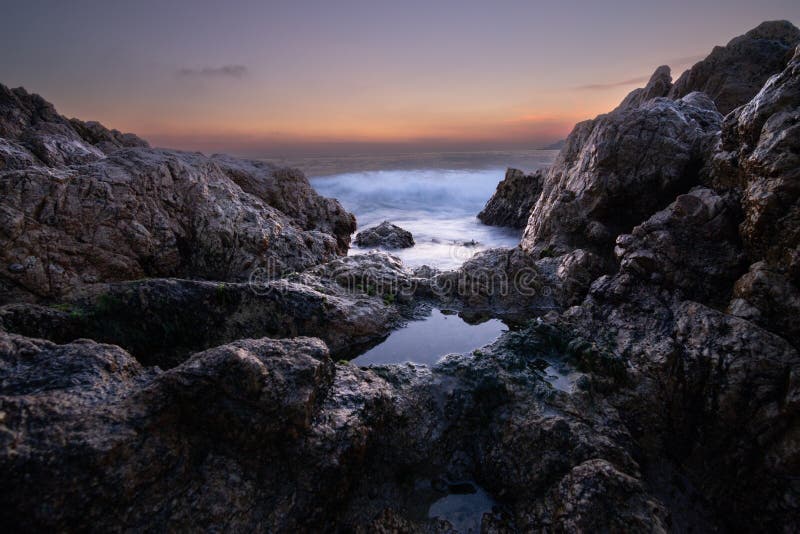 Magic Sunset Afternoon stock image. Image of ocean, morning - 258530593