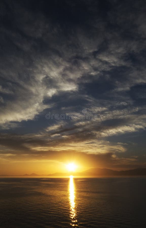 Magic sunset stock image. Image of summer, coastline - 57816085