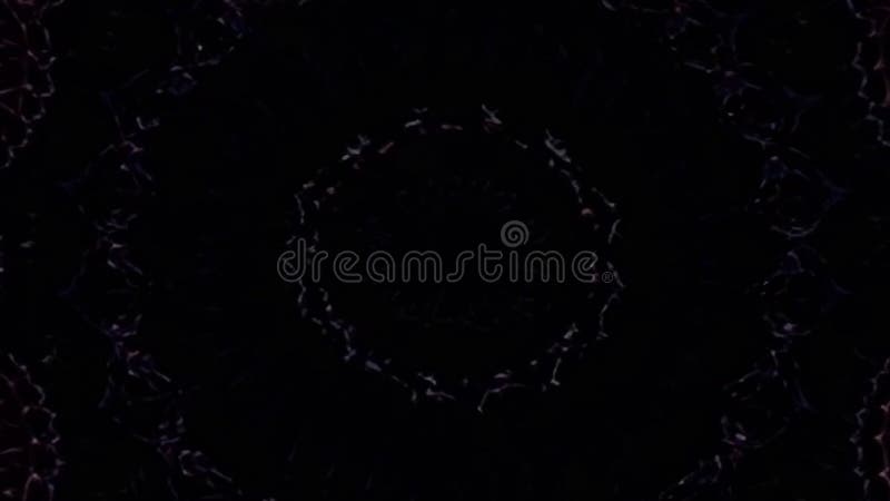 Magic Swirl Trace Path on Black Background Stock Video - Video of ...