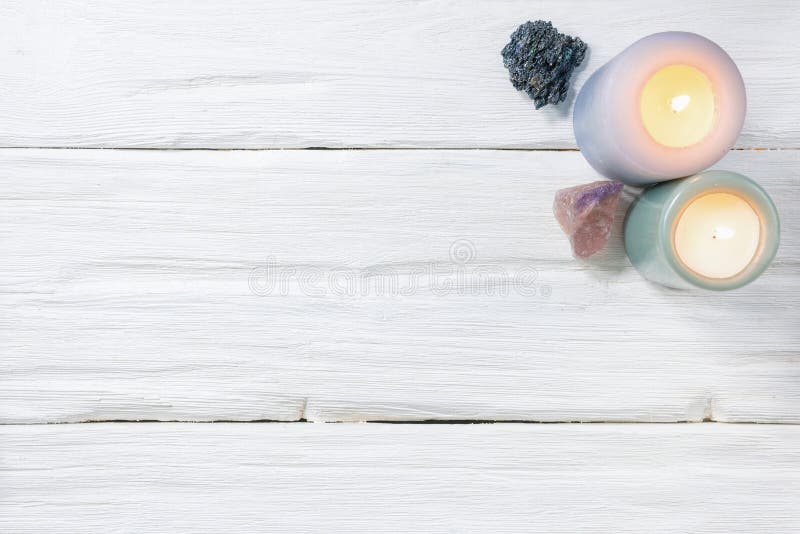 Magic table stock photo. Image of candles, mystic, wood - 176756042