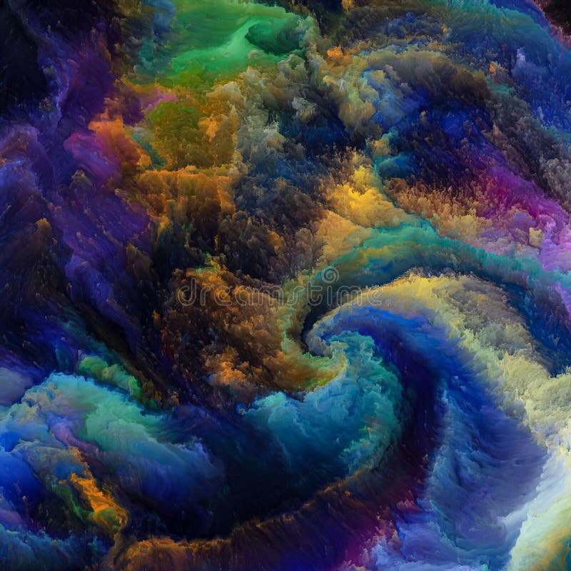 Magic of Tactile Colors stock illustration. Illustration of hues ...