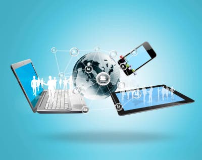 Magic Technology stock illustration. Illustration of computer - 25856604