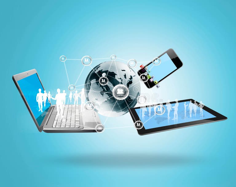 Magic Technology stock illustration. Illustration of computer - 25856604