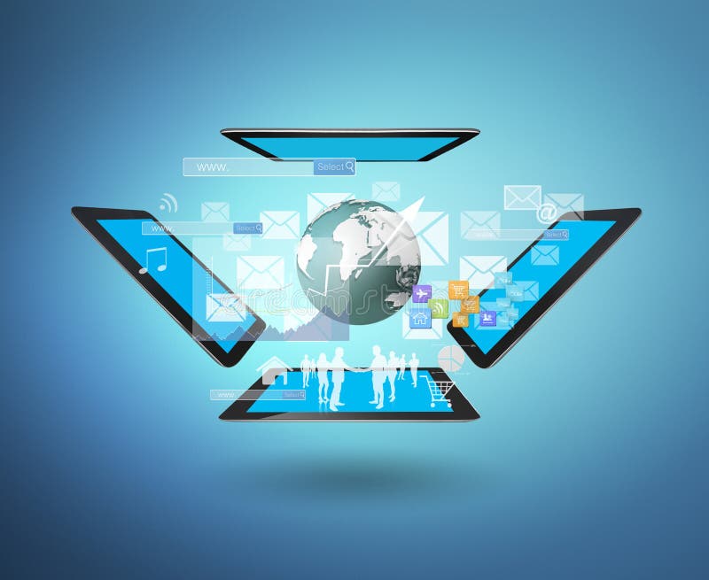 Magic Technology with Social Network Structure Stock Image - Image of ...