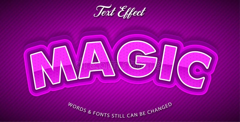 Magic World Text, 3d Gold and Silver Metallic Style Editable Font ...