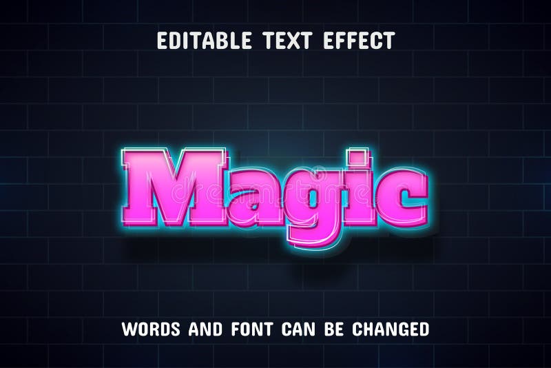 Magic Font Editable Stock Illustrations – 448 Magic Font Editable Stock ...