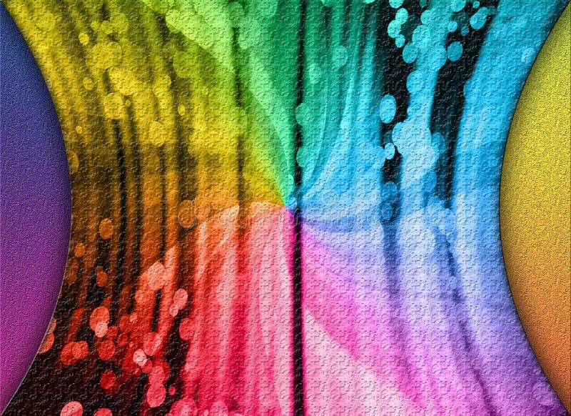 Magic Multicolored Sparkles of Light with Rays Form Flickering Abstract ...