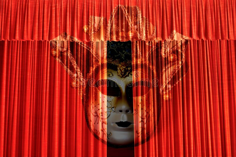 The show must go on stock image. Image of reflection - 59455585