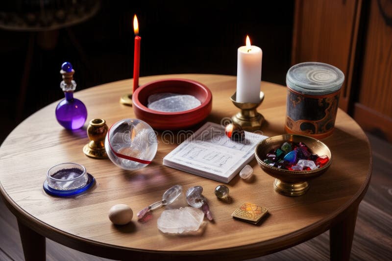 Magic Things on the Table, Mystical Attributes. Secret of the Future ...