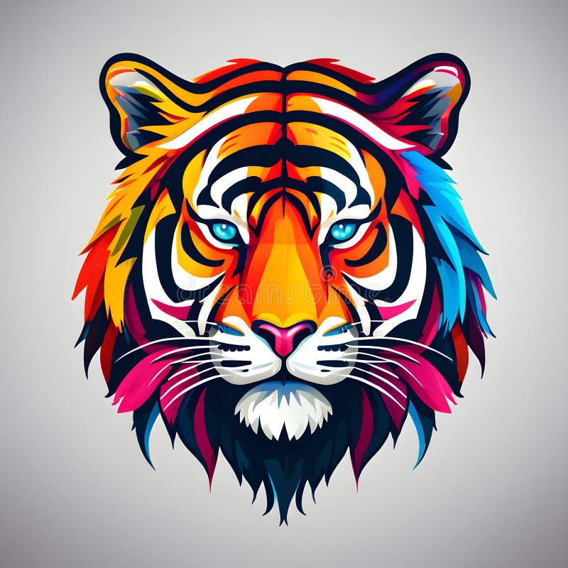 Magic Tiger logo stock illustration. Illustration of wildlife - 318736332