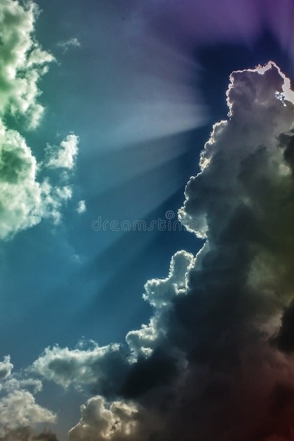 Magic towering cloud stock image. Image of heavy, clouds - 73791031