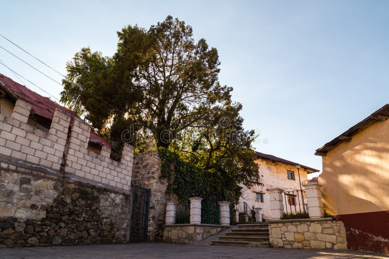 Magic Town Real del Monte stock image. Image of house - 202800379