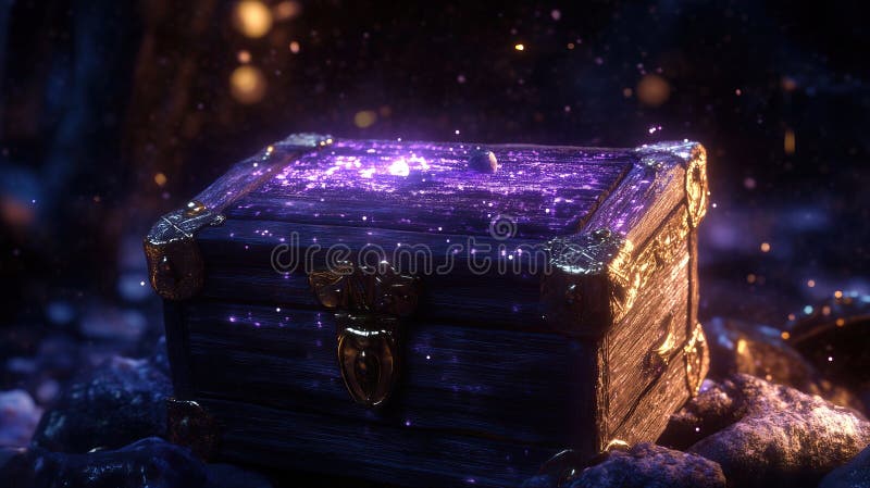 Magic treasure box stock image. Image of mystery, pirate - 329761575