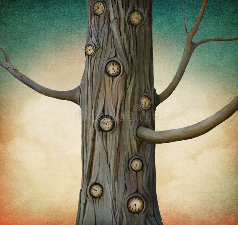 Magic tree with stars stock vector. Illustration of decorative - 16139873