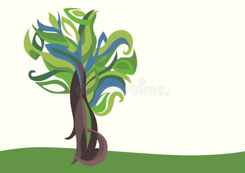 Magic tree stock vector. Illustration of magical, fantasy - 57475041