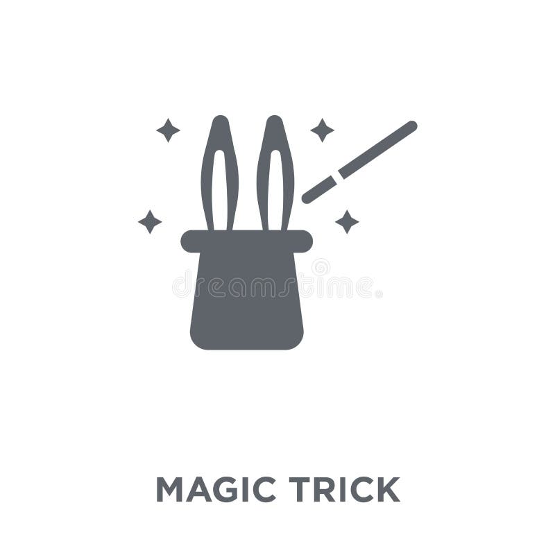 Magic Trick Icon from Circus Collection. Stock Vector - Illustration of ...