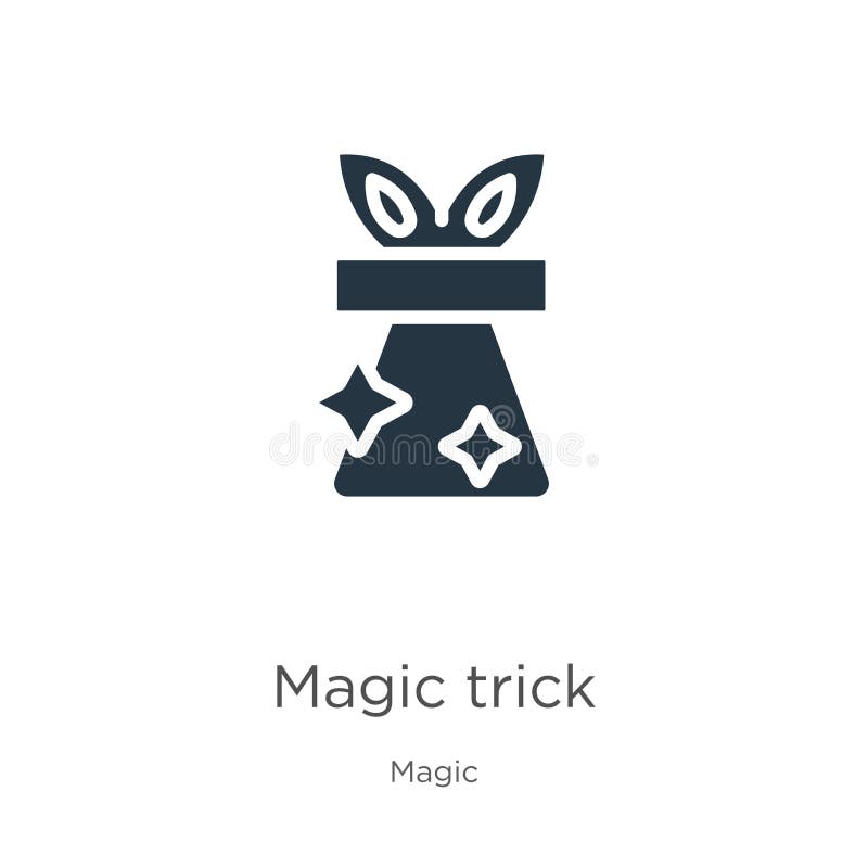 Magic Trick Icon Vector. Trendy Flat Magic Trick Icon from Magic ...