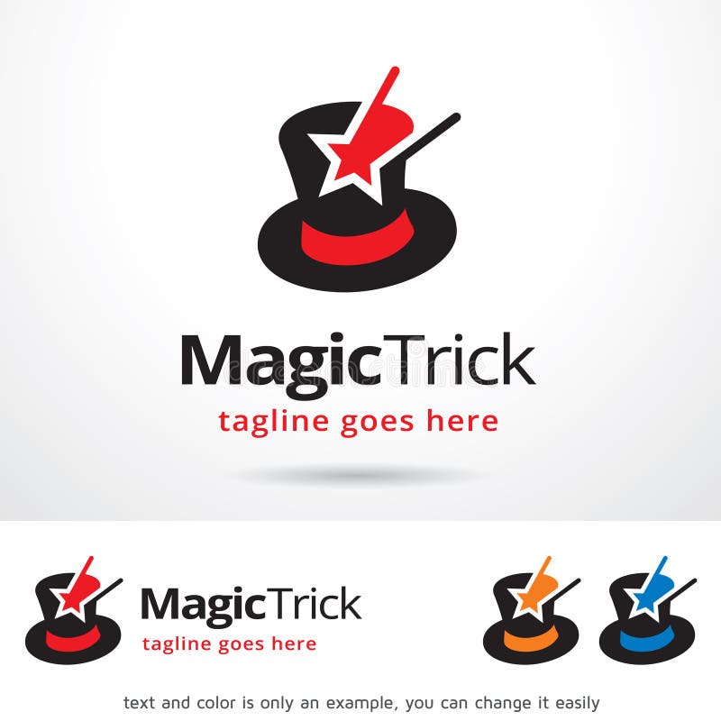 Magic Trick Logo Template Design Vector Design Stock Vector ...