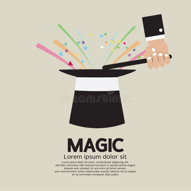 Magic sketch stock vector. Illustration of wizard, sketch - 29310392