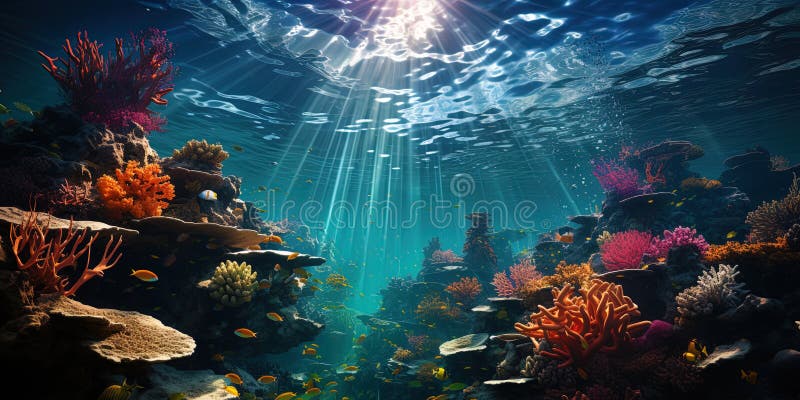 Magic Underwater: Bright Colors of the Seabed Create a Mystical Picture ...