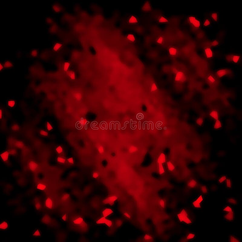 Magic Universe Filled with Stars. Watercolor Red Background Stock ...